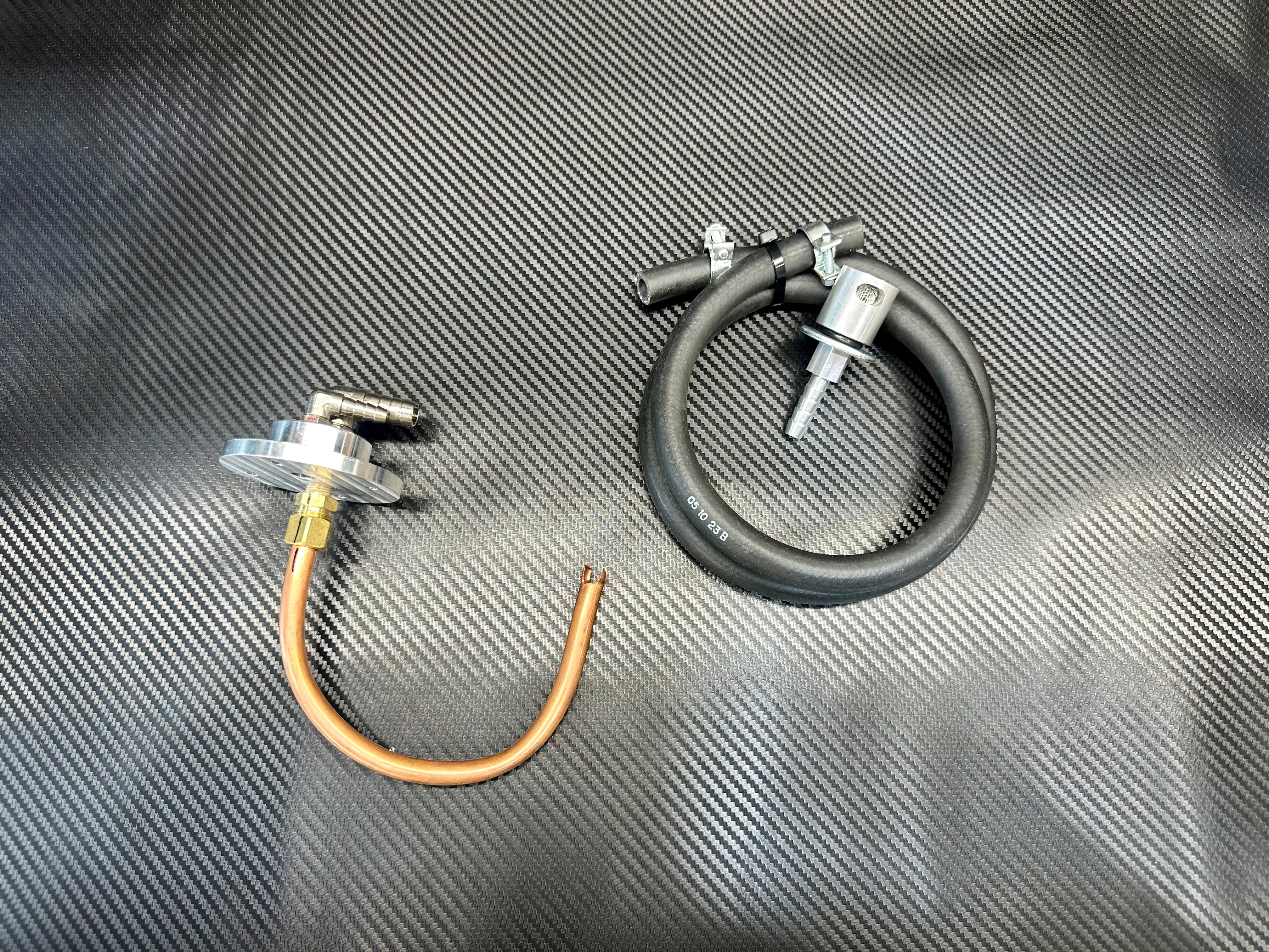 Added capacity gas tank vent kit – Gutentight Racing